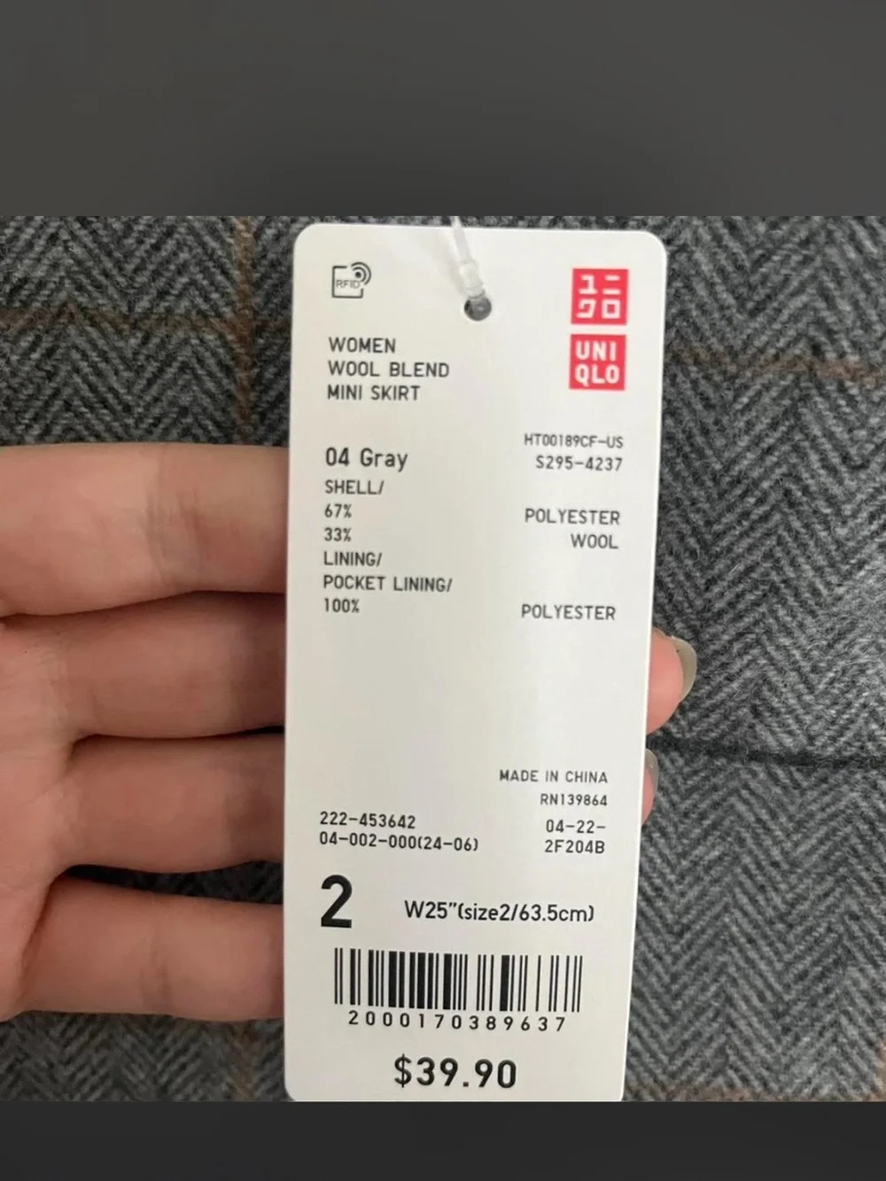 Uniqlo | Skirts | Uniqlo Women Wool Blend Mini Skirt | Poshmark